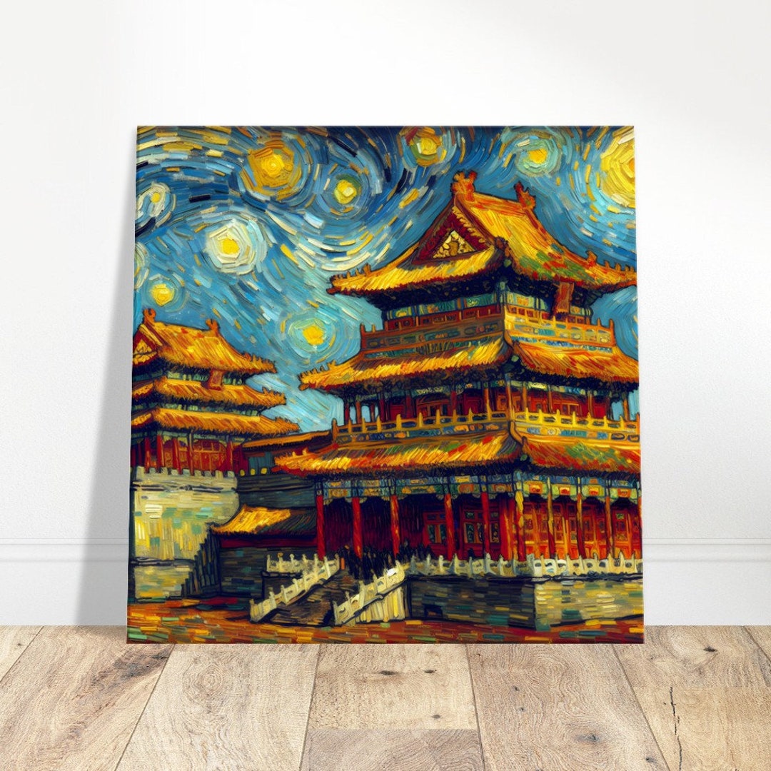 Forbidden City Mystique Oil Painting Canvas Print Impressionism Living ...