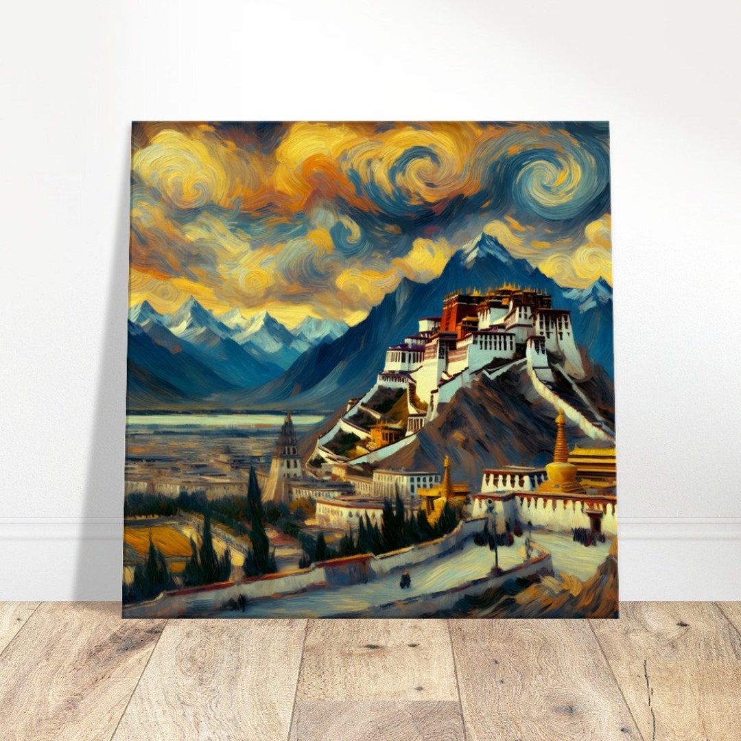 Potala Majesty Portrait Oil Painting Canvas Print Impressionism Living ...