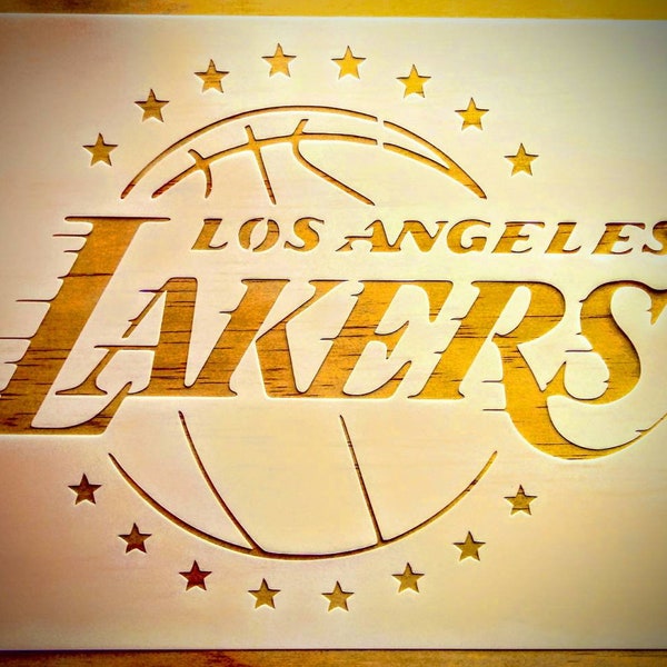 Stencils for Los Angeles Lakers Stencils - Etsy