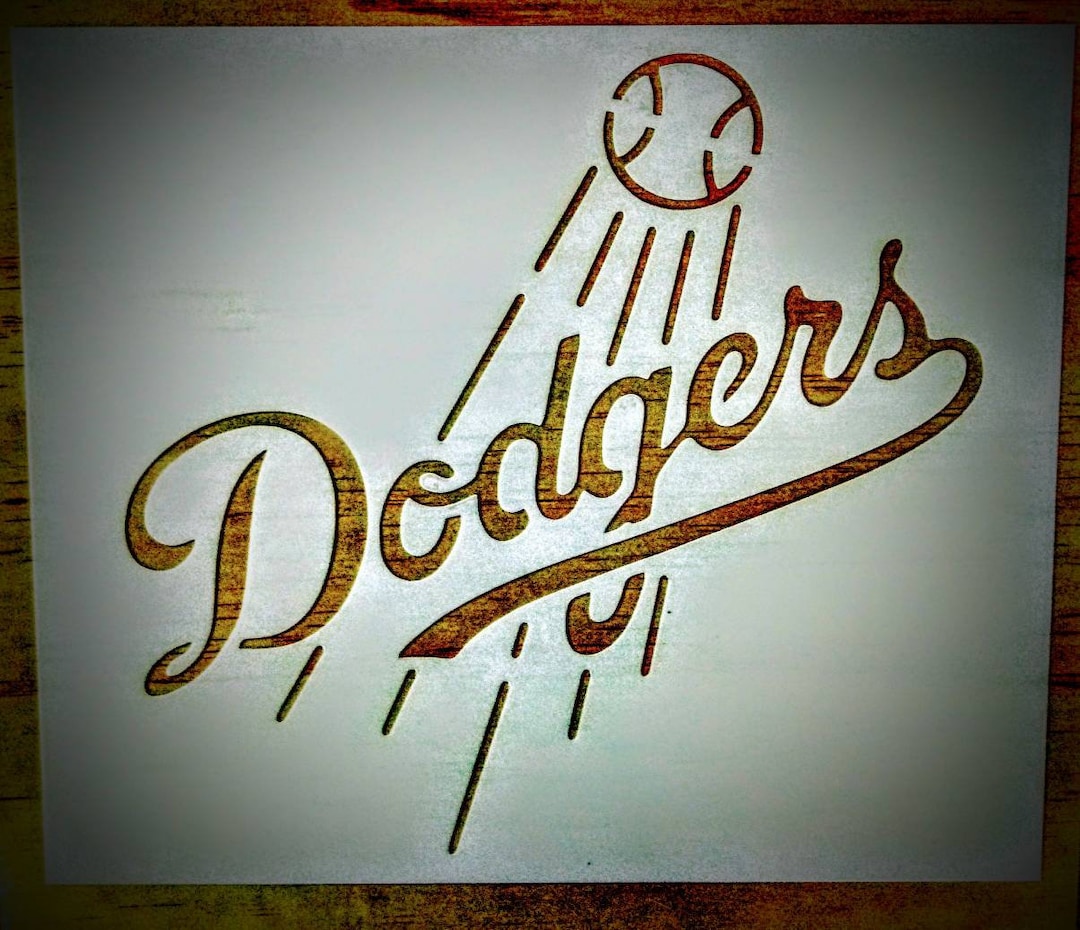 Los Angeles Dodgers Stencil 10x12 - Etsy