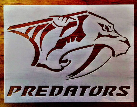 Predators Stencil 9x12 - Etsy