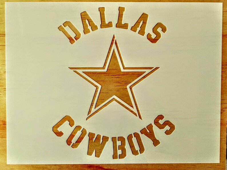 Dallas Cowboys Stencil | Etsy