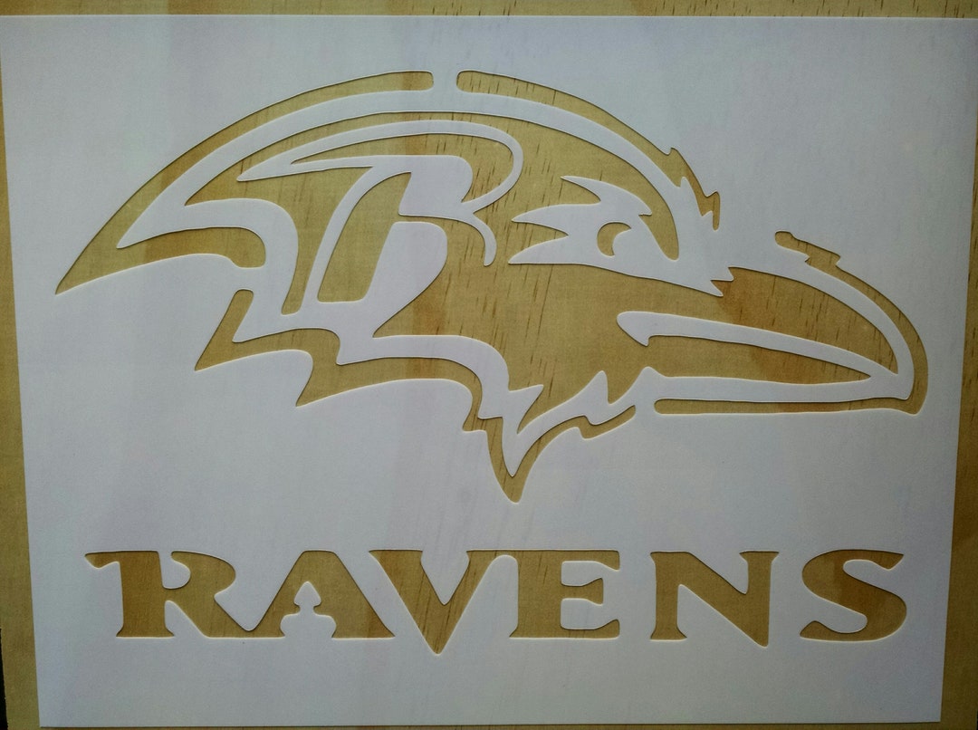 Baltimore Ravens Stencil - Etsy