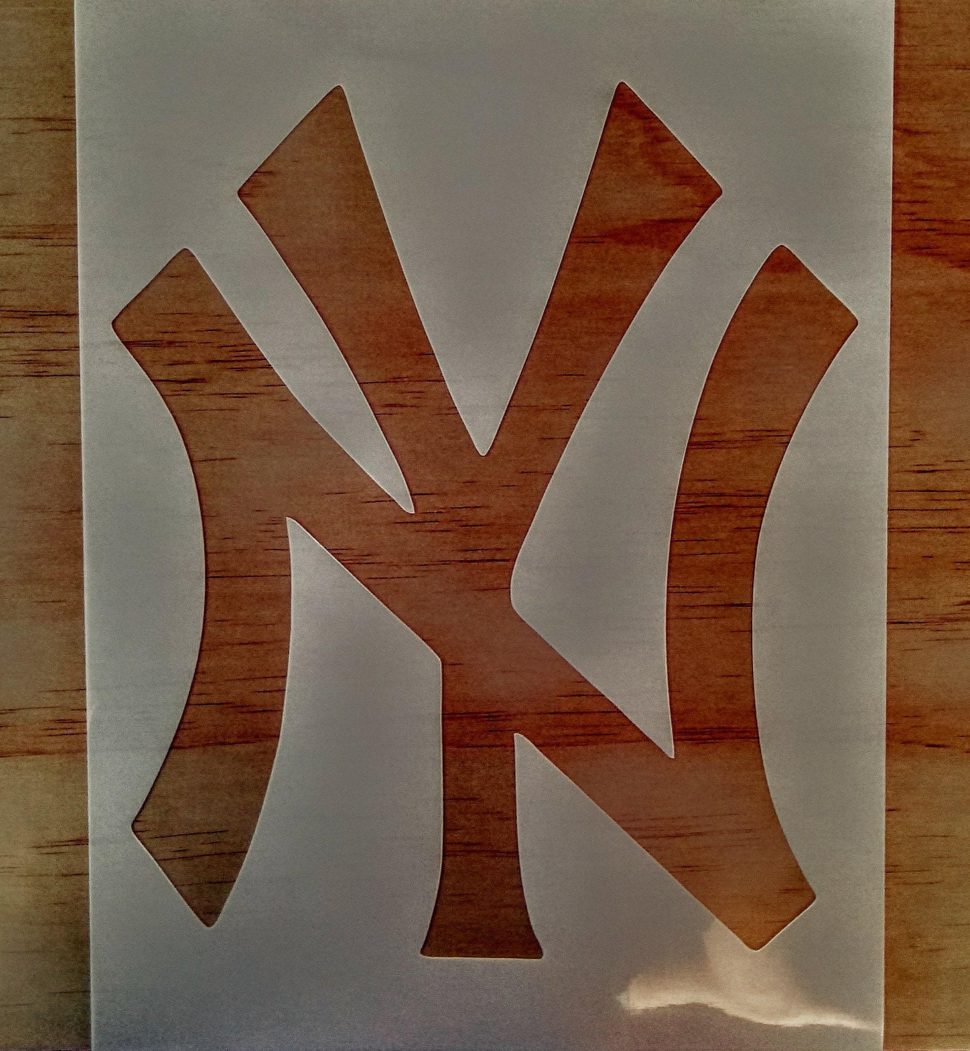 Yankees Stencil 9x12 - Etsy