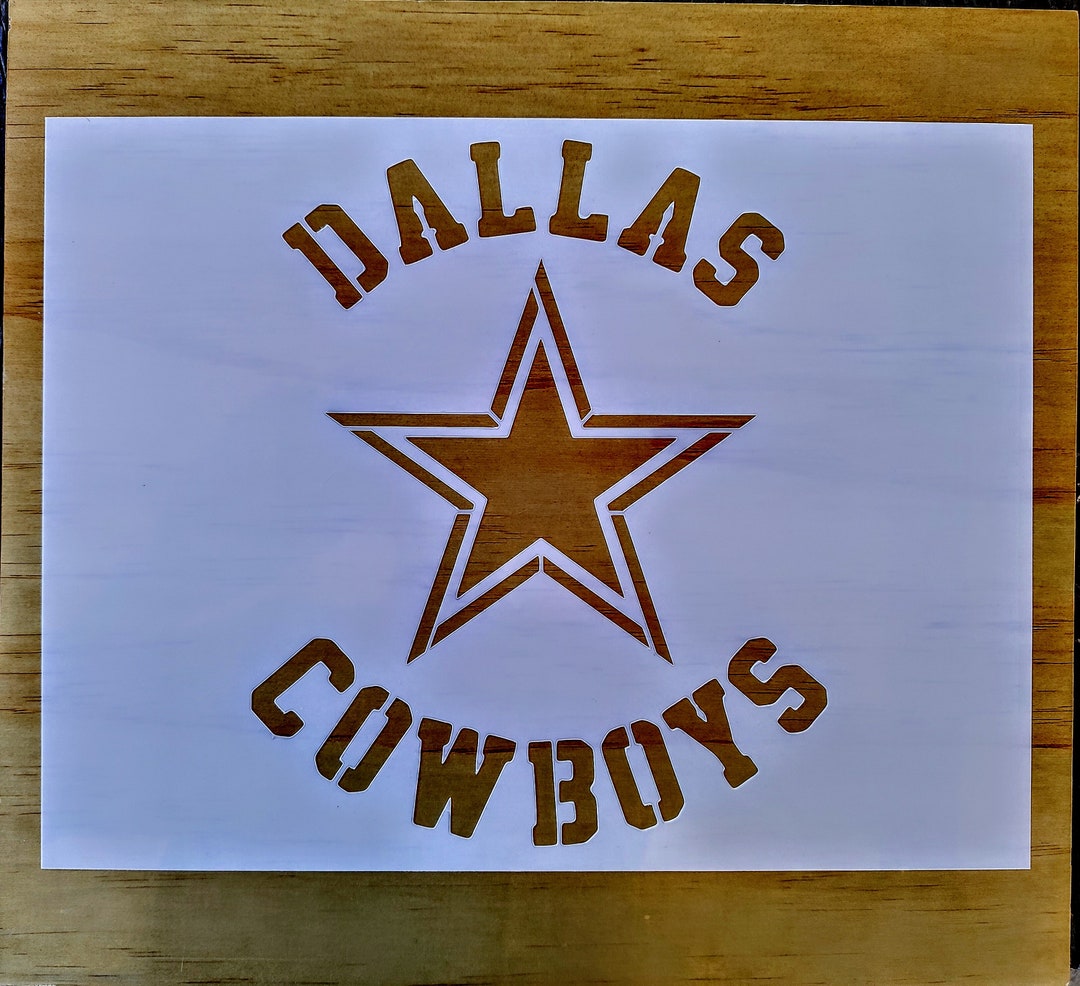 Dallas Cowboys Stencil - Etsy