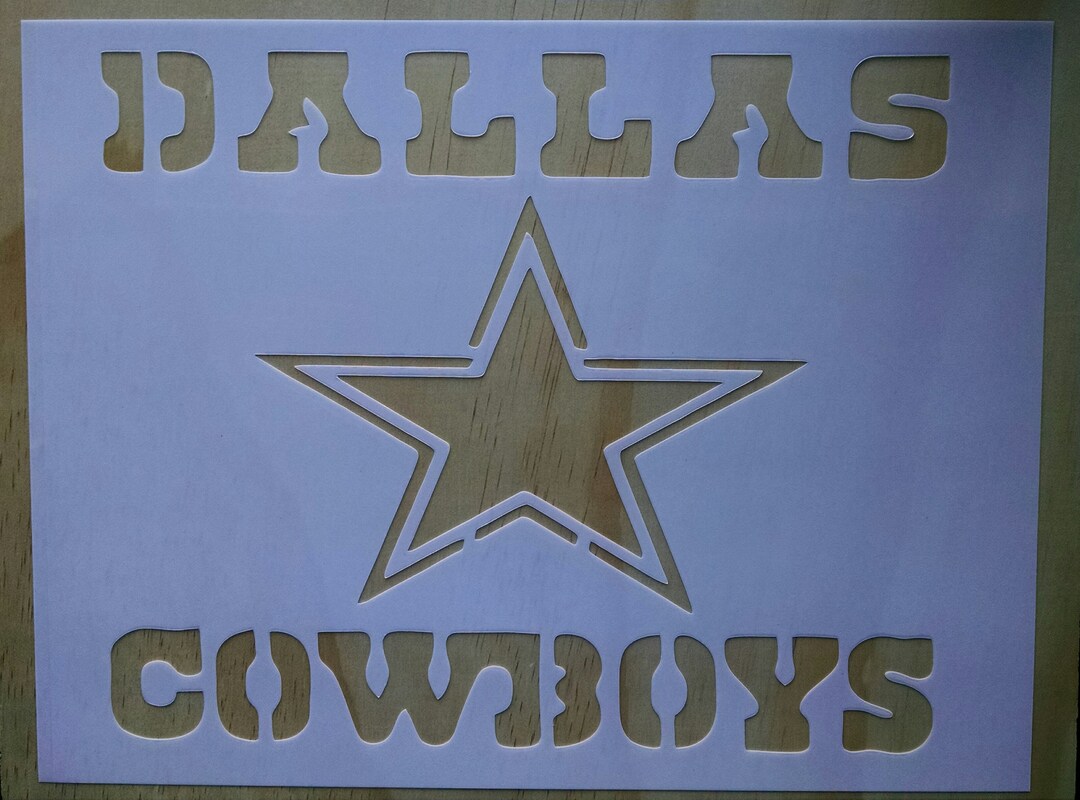 Dallas Cowboys Stencil - Etsy