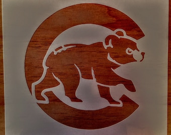 Chicago Bears Stencil - Etsy