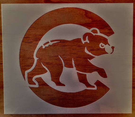 Cubs Stencil 10x12. - Etsy