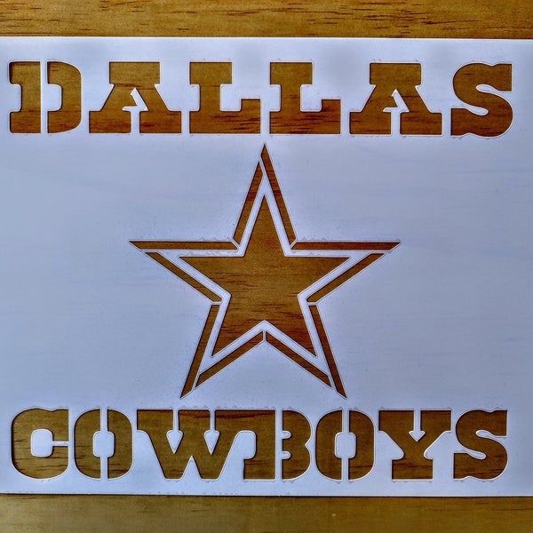 Dallas Cowboys Stencil - Etsy