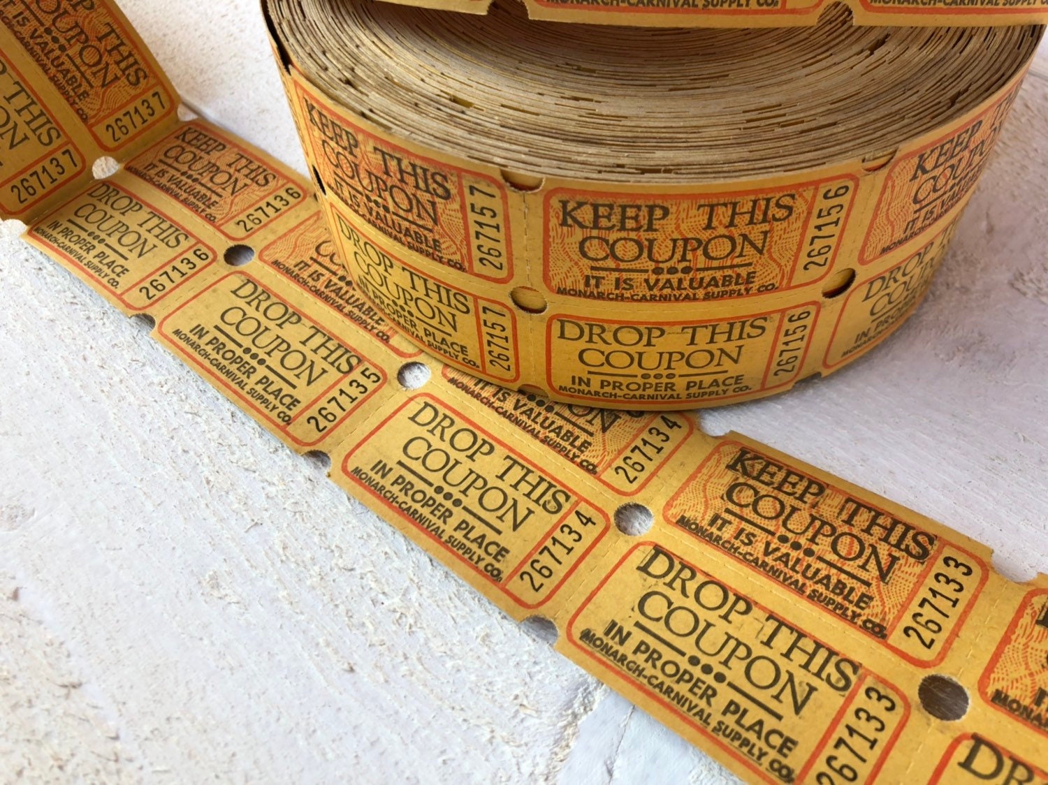 Vintage Carnival/theatre Tickets Colorful Ephemera Old - Etsy