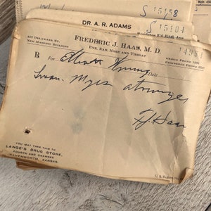 Antique Rx Prescriptions 1920s Handwritten, Pharmacy, Old Apothecary ...
