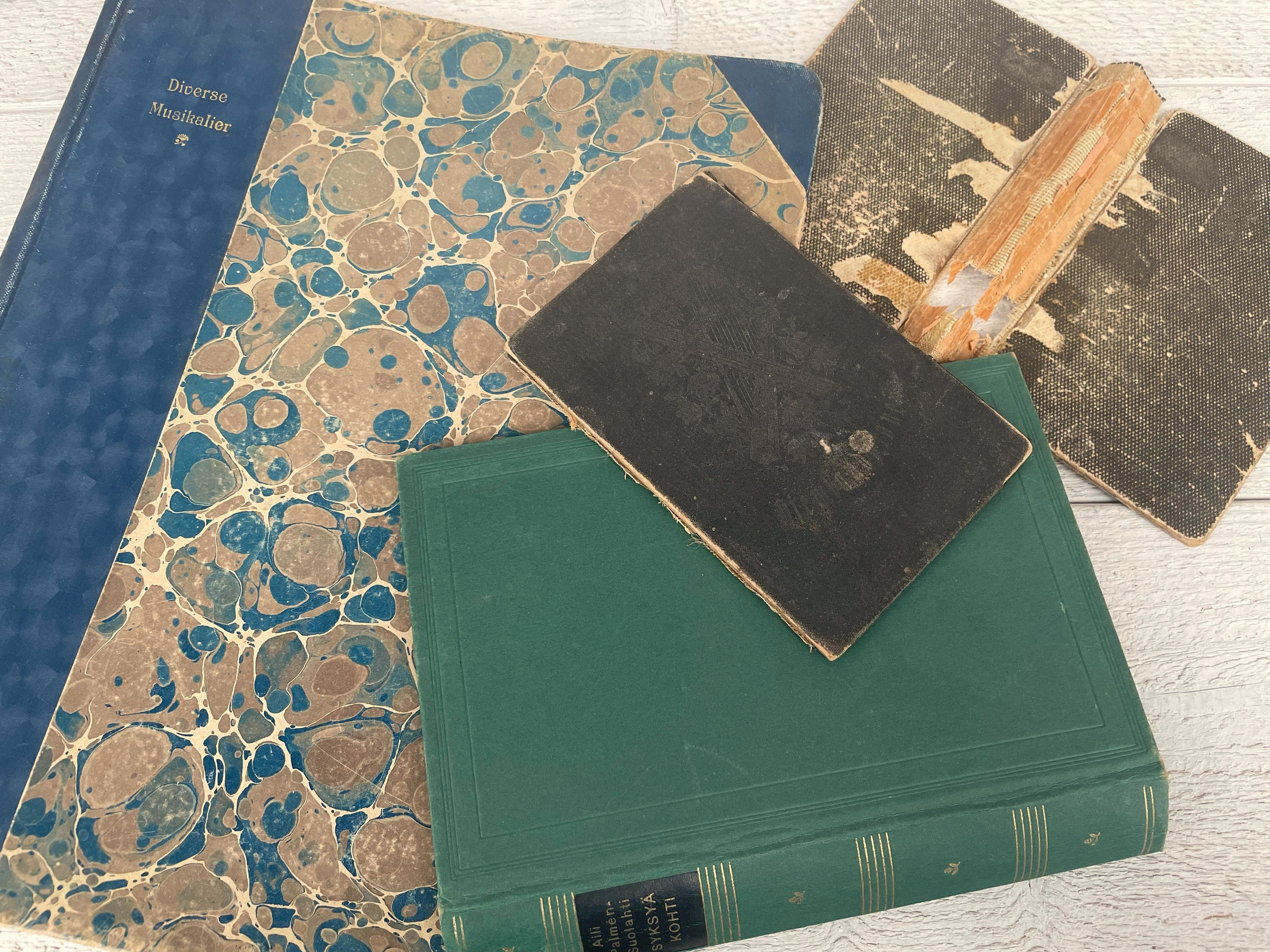Vintage Book and Ledger Covers Cover ONLY Please Read - Etsy