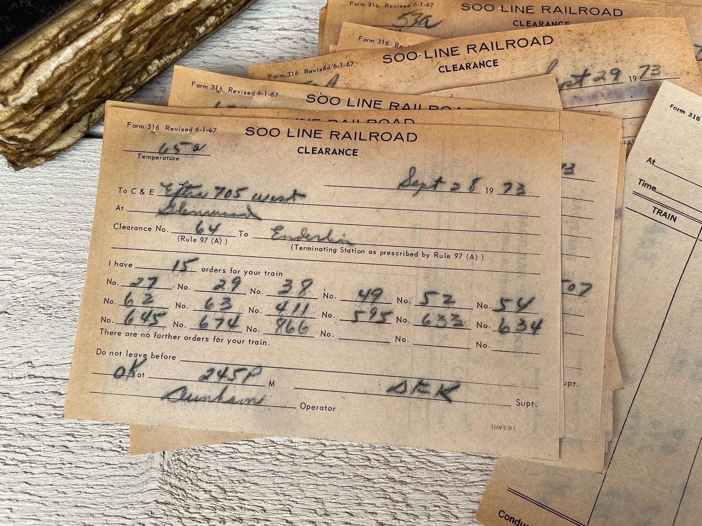 Vintage Clearance Forms Train Railroad Receipts Ephemera 10 - Etsy