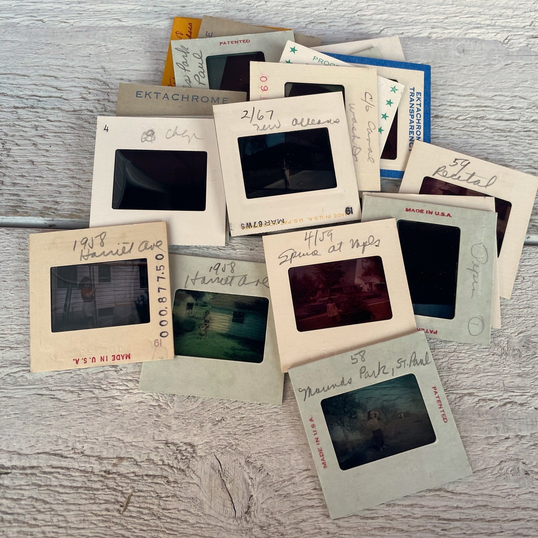 Vintage Slides, Photograph 1950s-70s, for Junk Journal and Scrapbook ...