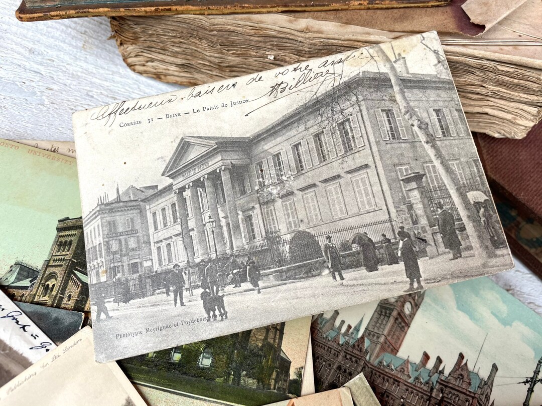 Antique Scenery Post Cards NON- USA, Vintage Ephemera for Junk ...