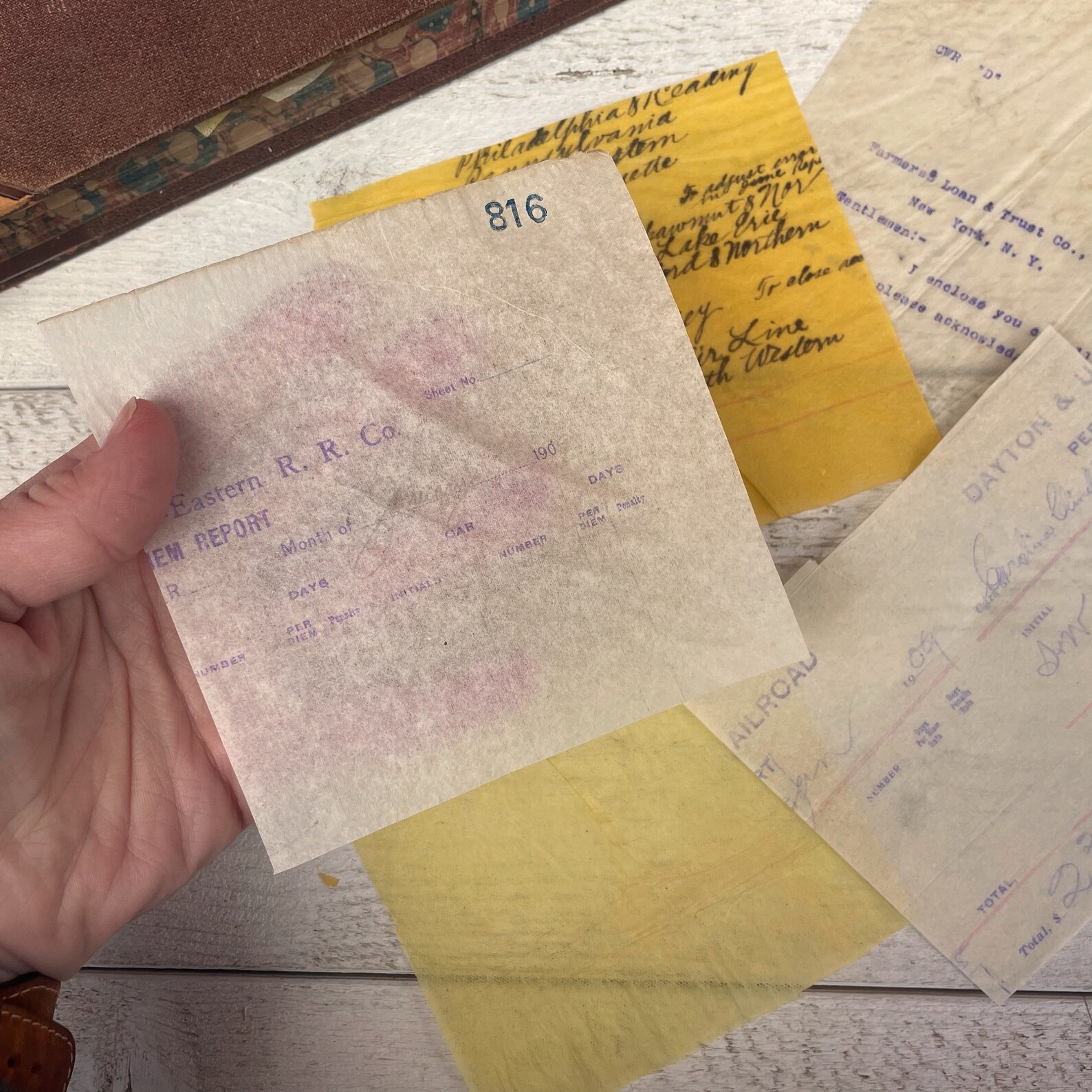 Vintage SCRAPS of Onion Skin Tissue Paper, Thin Cut Papers, From ...