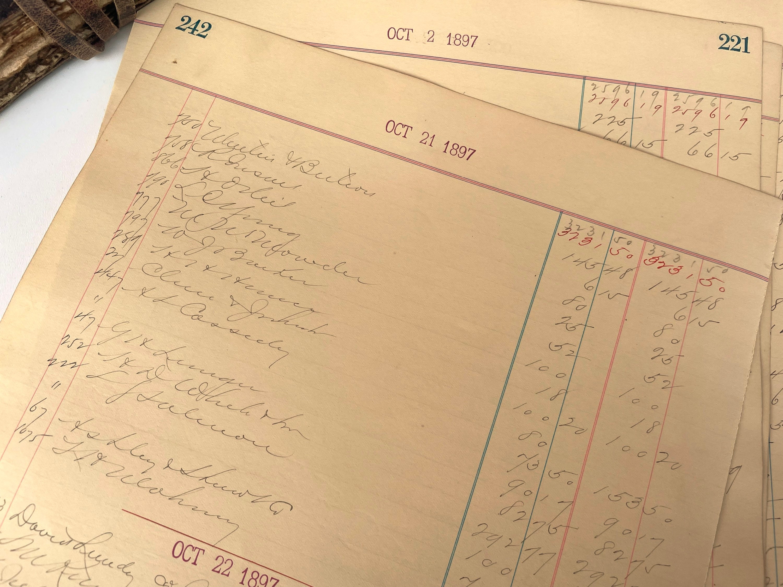 Extra Large Antique Handwritten Ledger 1800s Junk Journal - Etsy