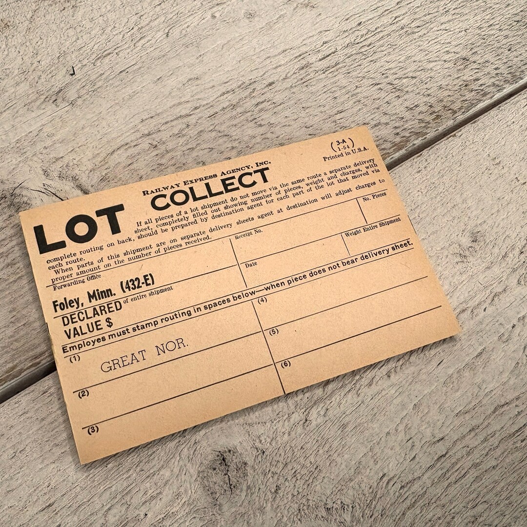 Vintage Railway Express Agency Cargo Labels - Ephemera for Junk ...