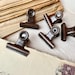 Paper Clips 8 Pcs Medium Size Antique Bronze Color - Etsy