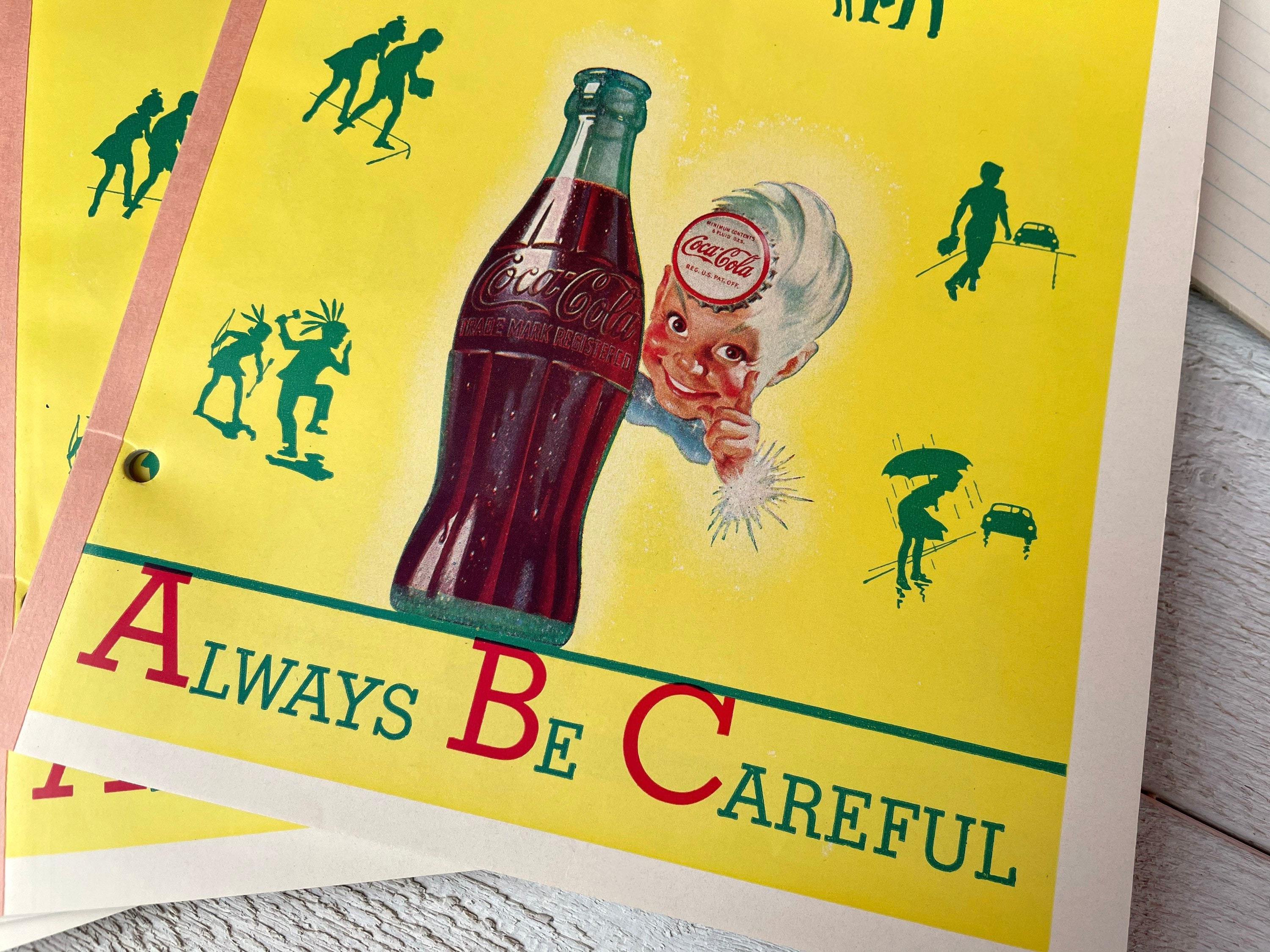 Vintage Coke Notebook Writing Paper for Junk Journal | Etsy