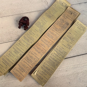 Vintage Train Tickets, Large Paper Ticket, Antique Railroads Ephemera ...