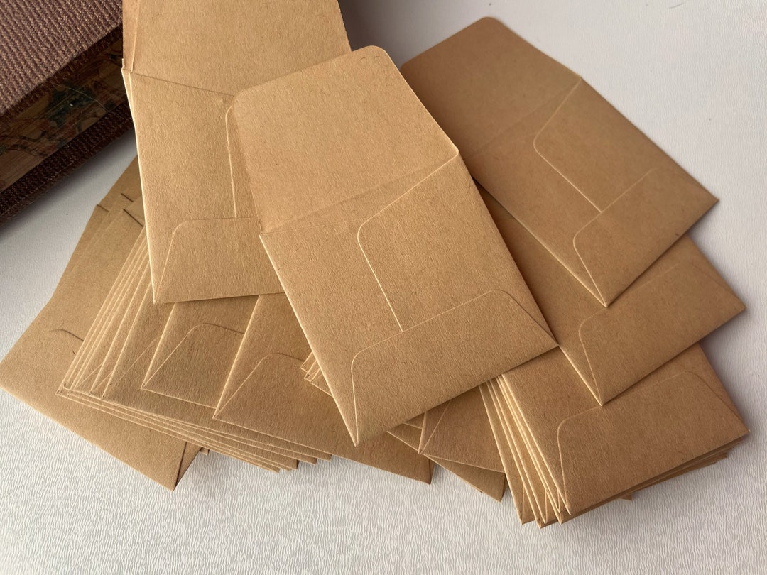 Tiny Coin Envelopes, Scrapbooking Ephemera, Coins Collectors, Kraft ...