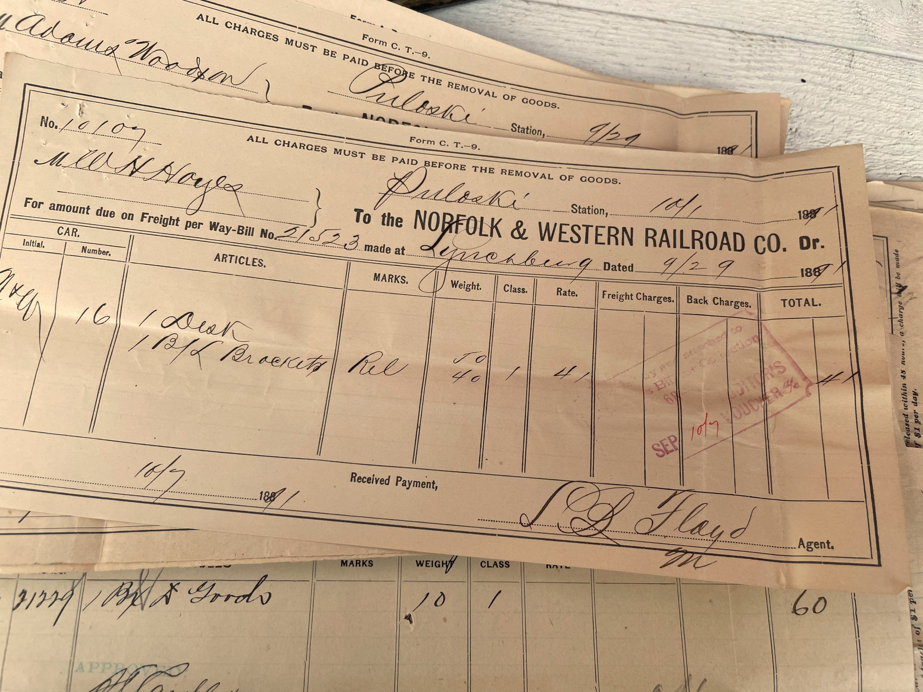 Vintage 1800s Railroad Waybills Antique Ephemera Thin Aged - Etsy