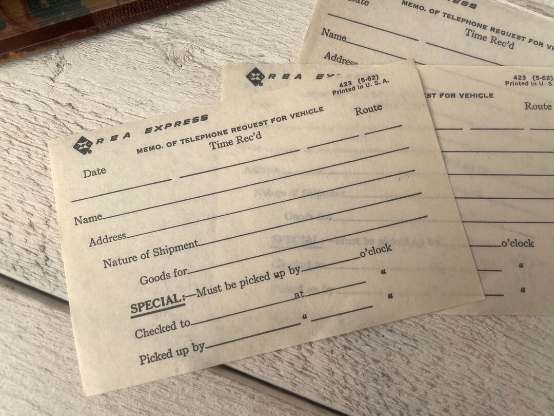 Vintage Thin Cargo Shipping Labels - 10 Sheets - Freight Label Set ...