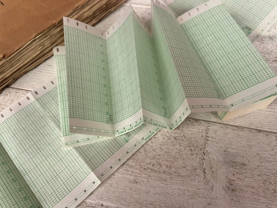 Graph Recording Paper Electro Chart Papers Special Unique | Etsy