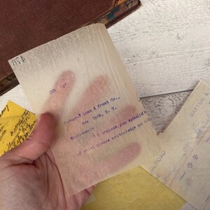 Vintage SCRAPS of Onion Skin Tissue Paper, Thin Cut Papers, From ...