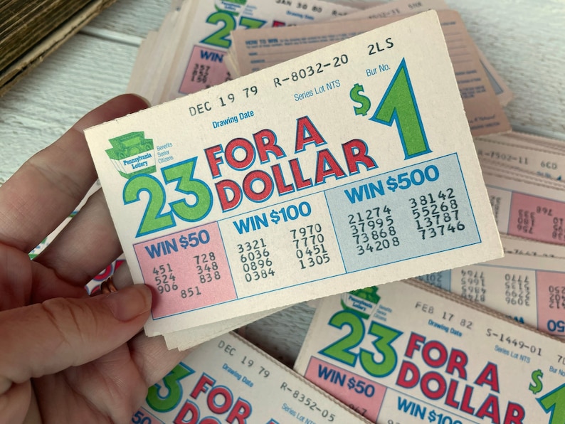 Vintage Lottery Tickets, Gambling Lotto Coupons, Ephemera for Junk ...