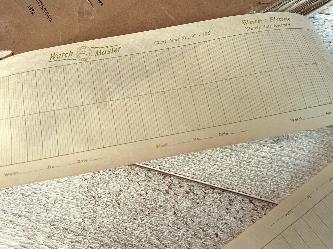 Vintage Aged Graph Paper, Watch Maker Chart Papers, Unique Notepaper ...