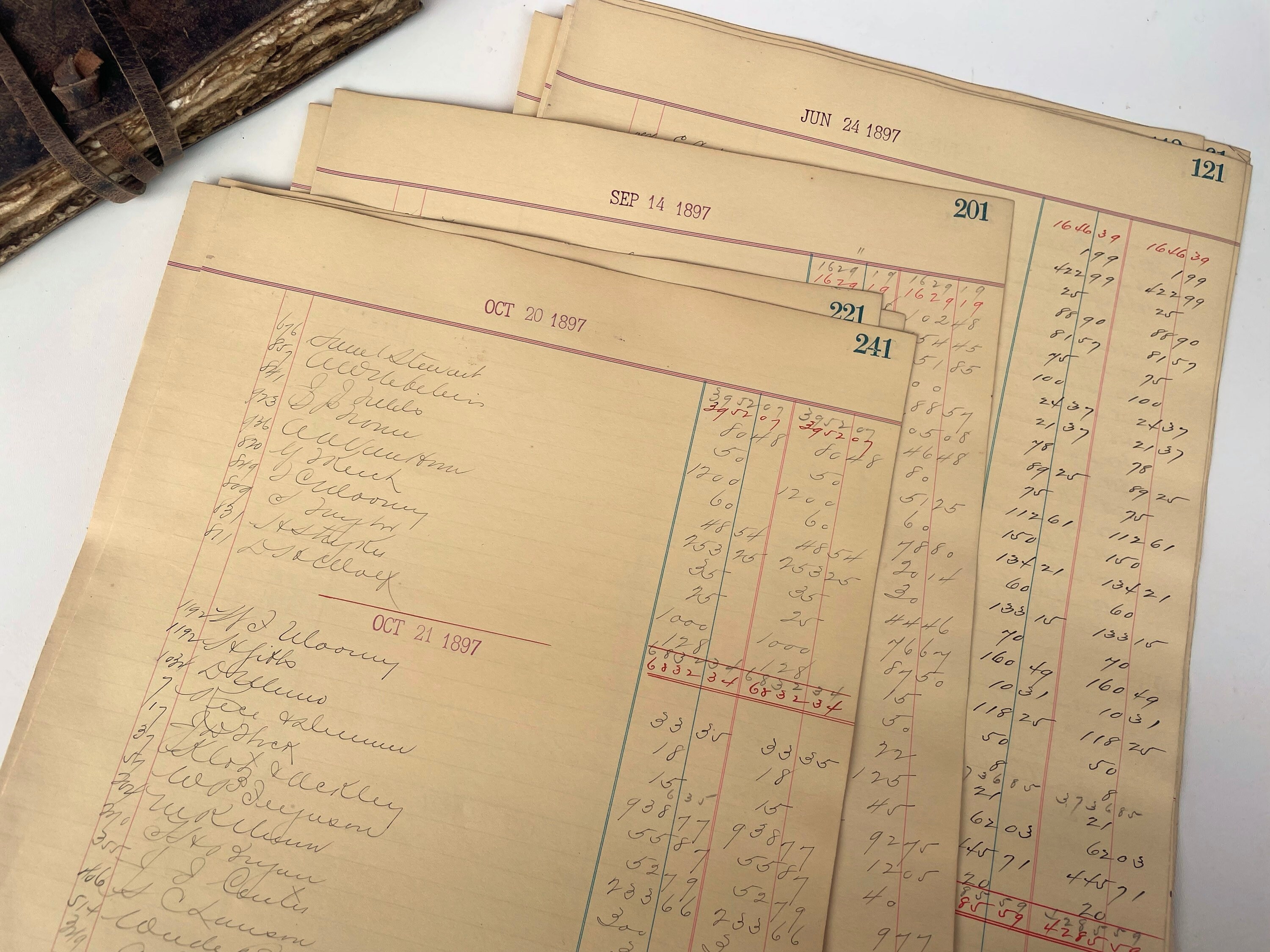 Extra Large Antique Handwritten Ledger 1800s Junk Journal - Etsy