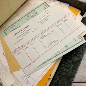 Vintage Business Paper Set - 10 Pieces (box NOT Included) - Random Pick ...