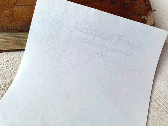 Vintage Thin Typewriter Paper Office Paper for Junk Journal | Etsy