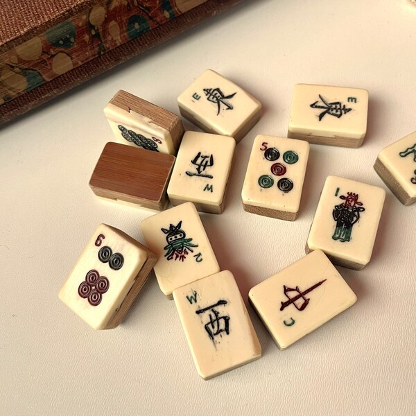 Antique Asian Tiles - Etsy