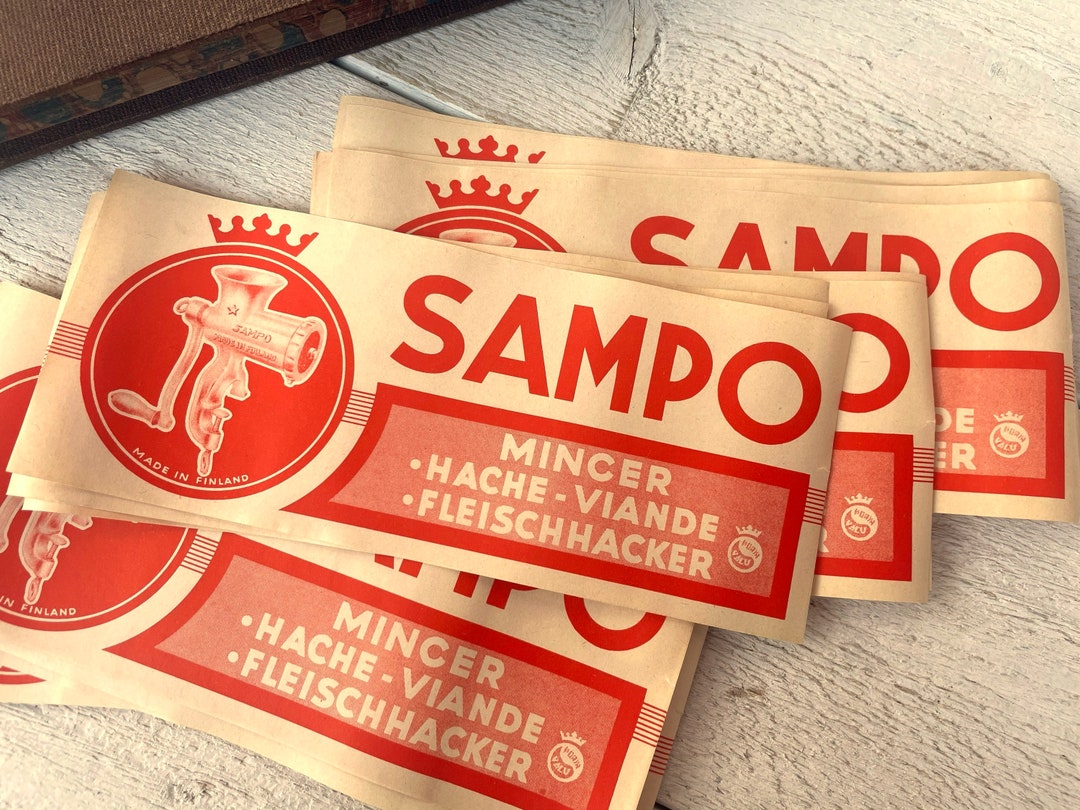 Vintage Advertisement Labels - 5 Sheets - Finnish Kitchen Appliance ...