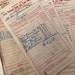 Vintage Bank Receipts, Handwritten, Payment Deposit Receipts ...