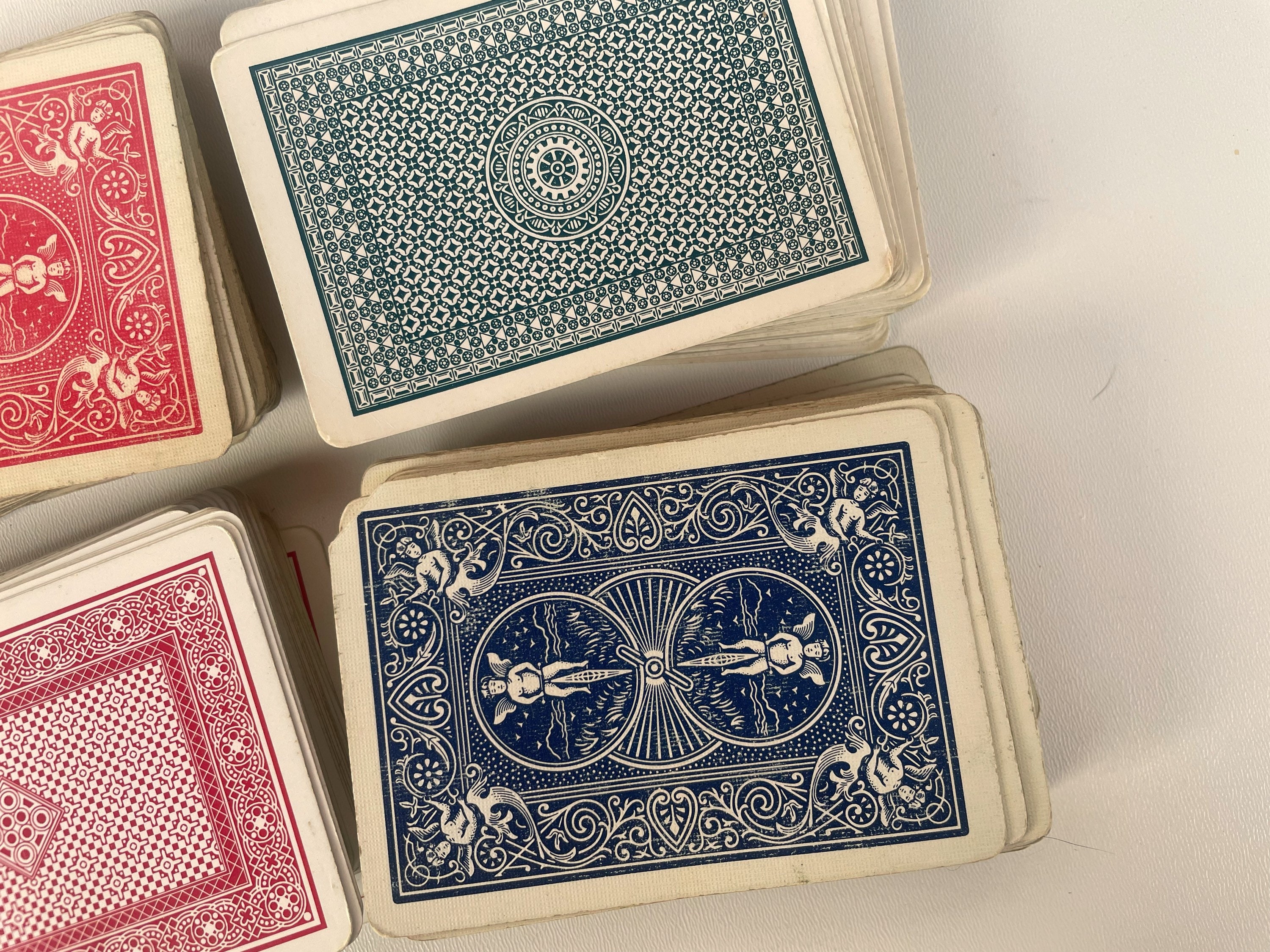 Vintage Playing Cards for Crafts, Used Cards, Vintage Games, Ephemera ...