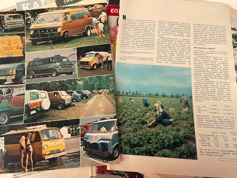 Vintage Magazine Page Assortment - 20 Sheets - From Various Magazines ...