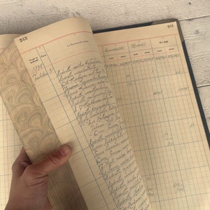 Vintage Huge Ledger Book Account Journal 1930s Finnish - Etsy