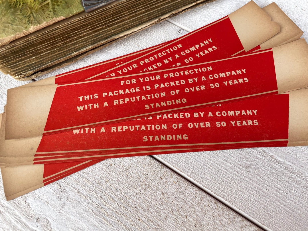 Large Vintage Package Labels, Mailing Label, Postal Ephemera, Junk ...