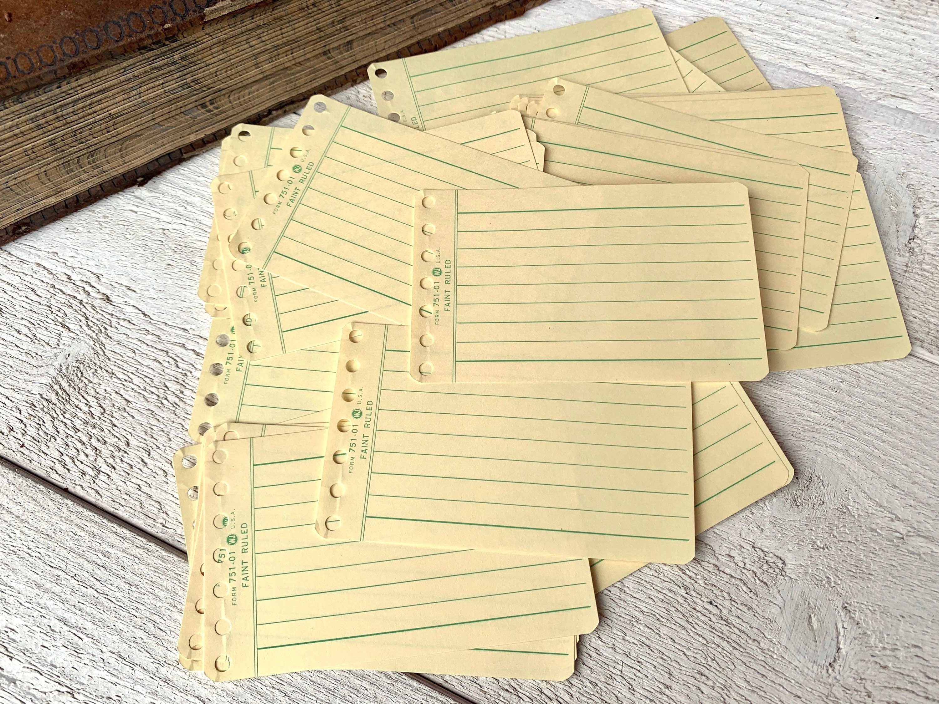 Vintage Memo Notes Unused Small Note Paper Visible Record - Etsy