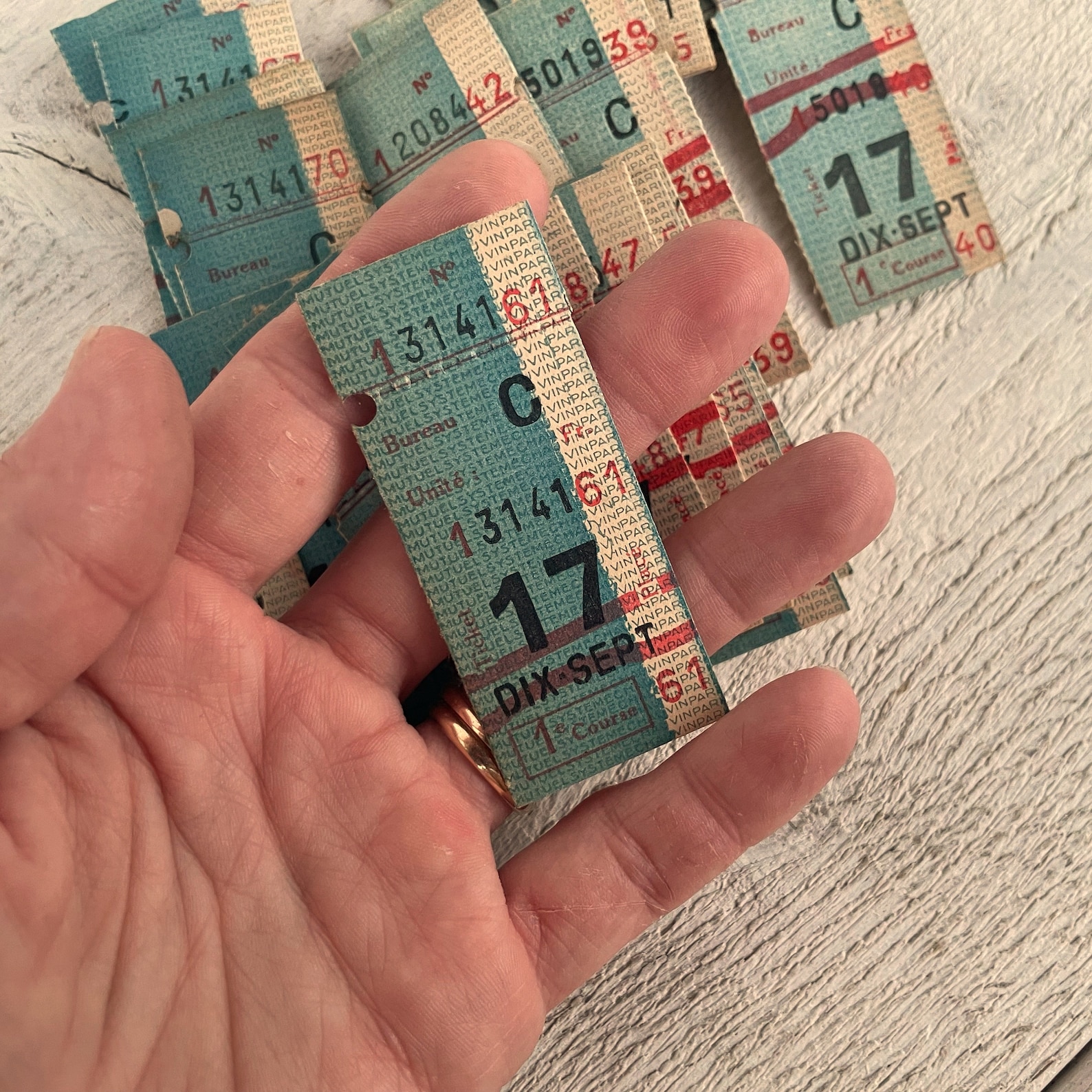 Vintage French Tickets - 5 Sheets - Transport Ticket, Scrapbooking ...