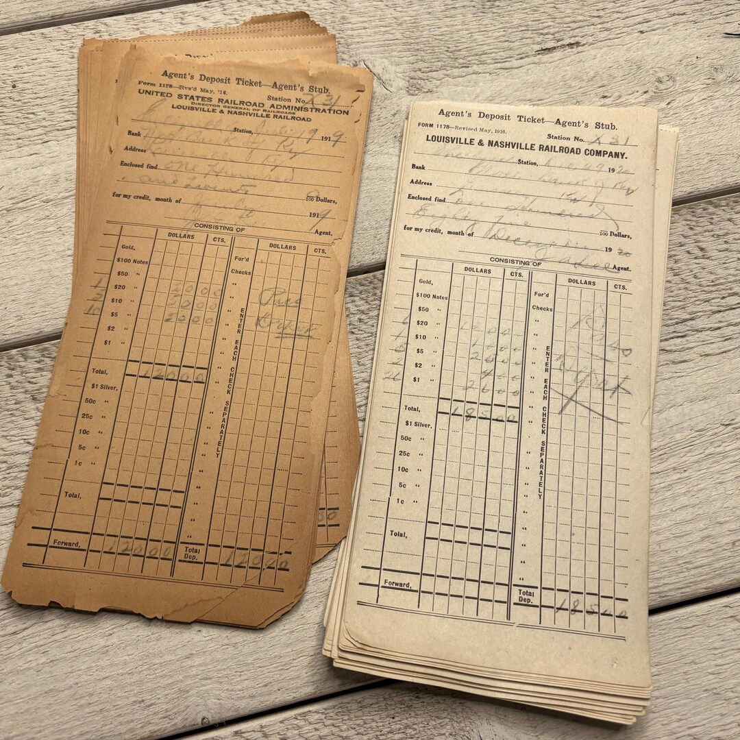 Antique Train Forms: (6 Sheets), Railroad Ephemera for Junk Journals - Etsy