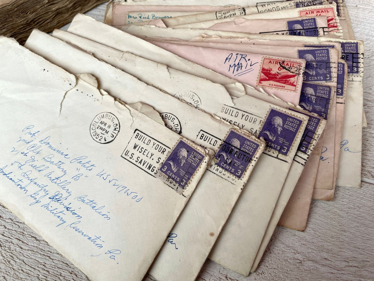 Vintage letters Dear Dom 1940s 1950s correspondence | Etsy