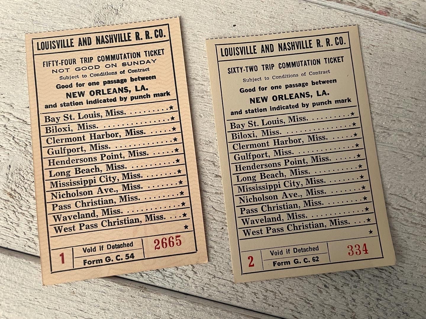 Vintage Train Tickets Large Paper Ticket Antique Railroads - Etsy