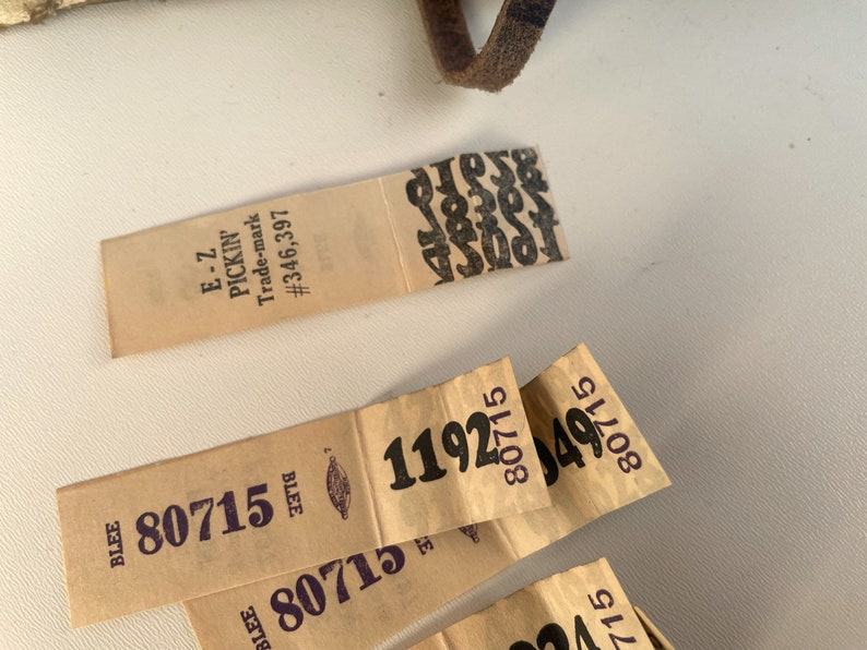 Vintage Game Coupons Pull Tab Gambling Lotto Tickets - Etsy