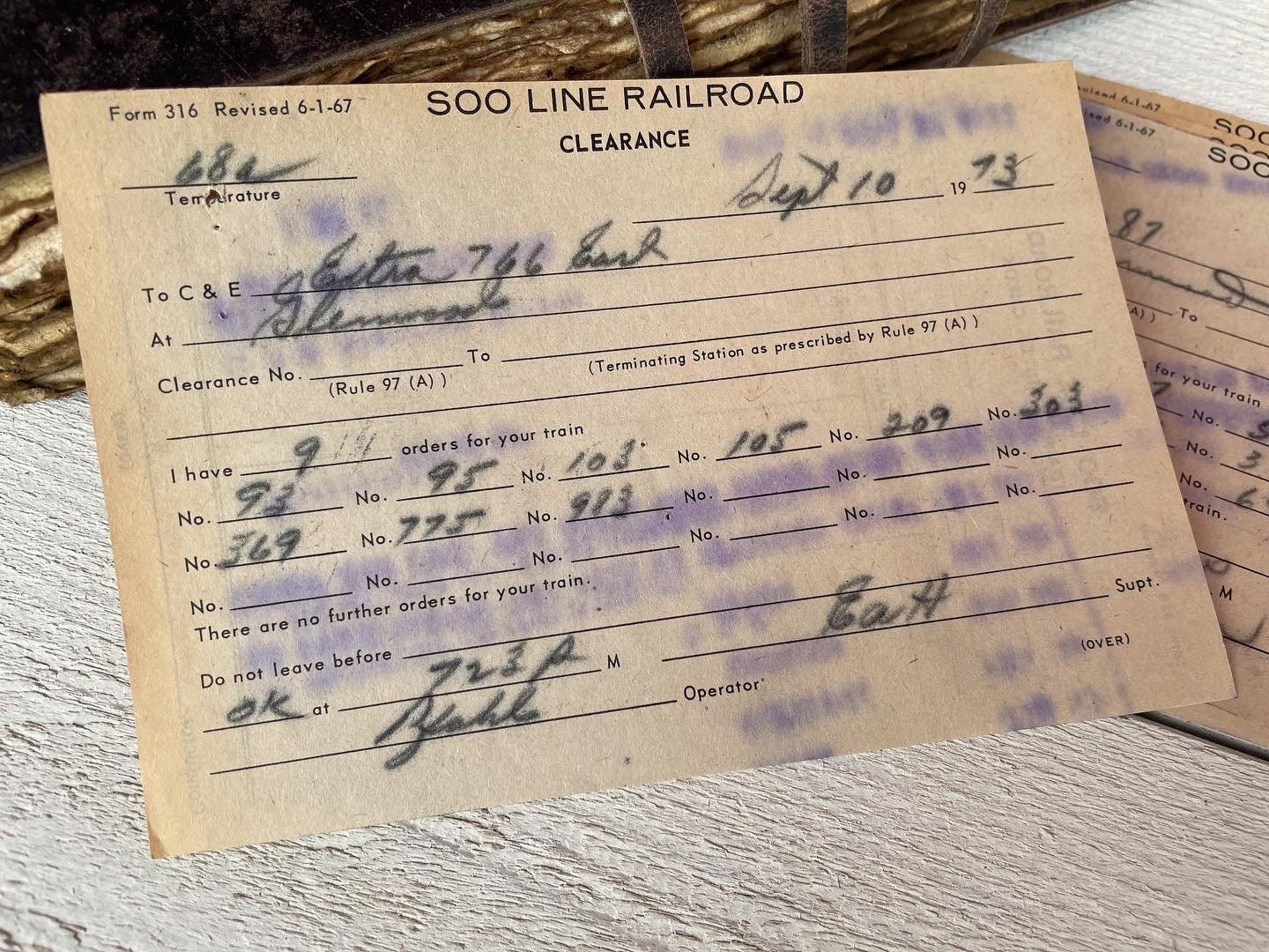 Vintage Clearance Forms Train Railroad Receipts Ephemera 10 - Etsy