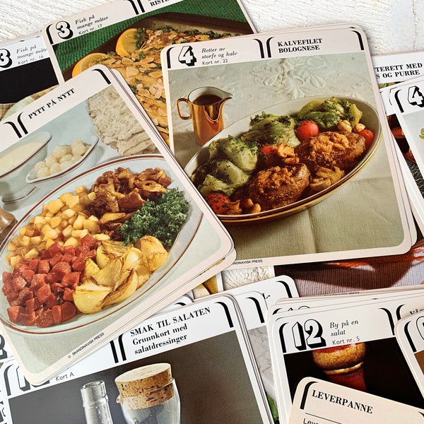 Vintage Recipe Card - Etsy